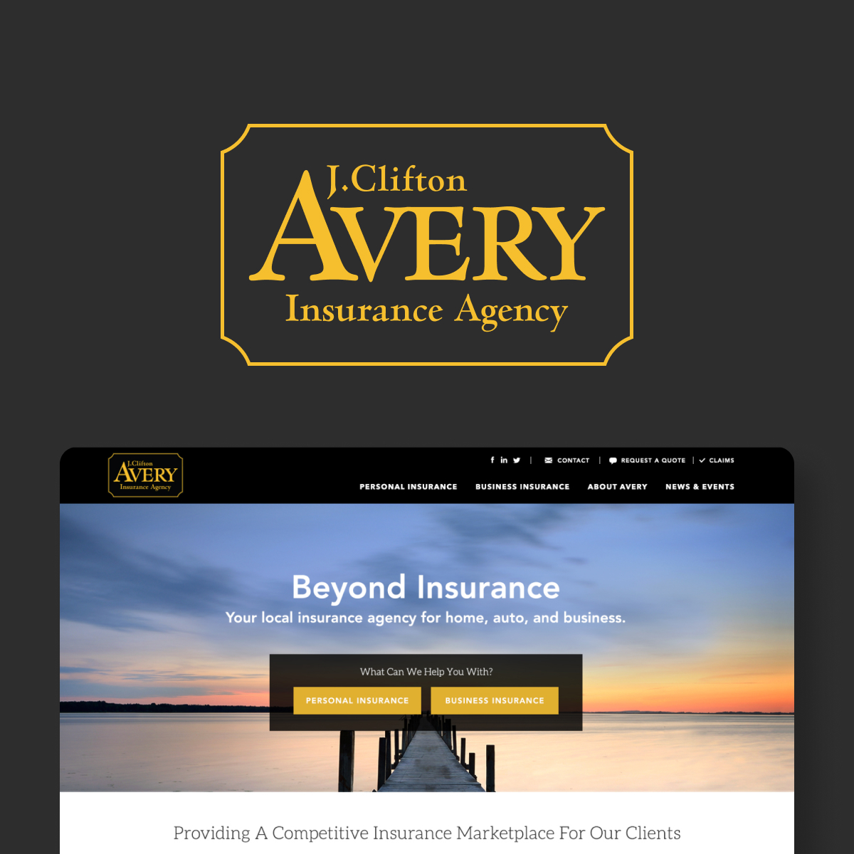 Avery Insurance | Website | Vital Design