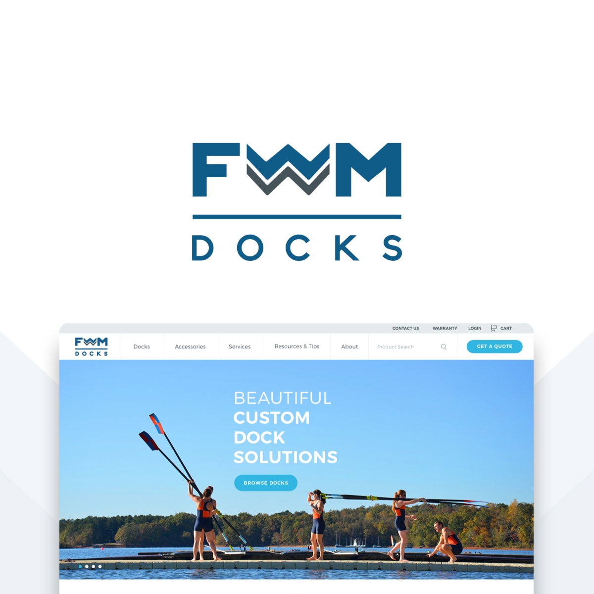 FWM Docks | Logo | Vital Design