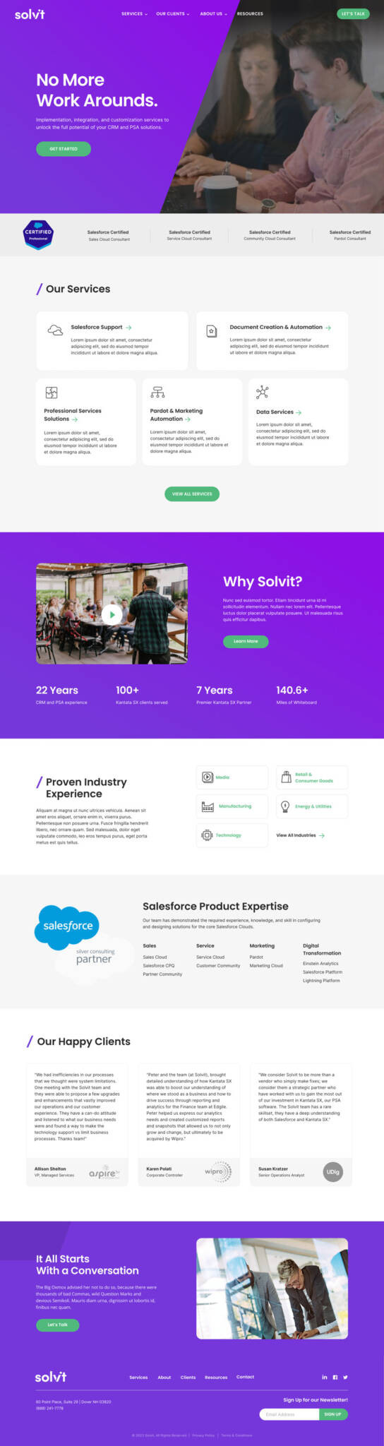 Solvit | Website | Vital Design