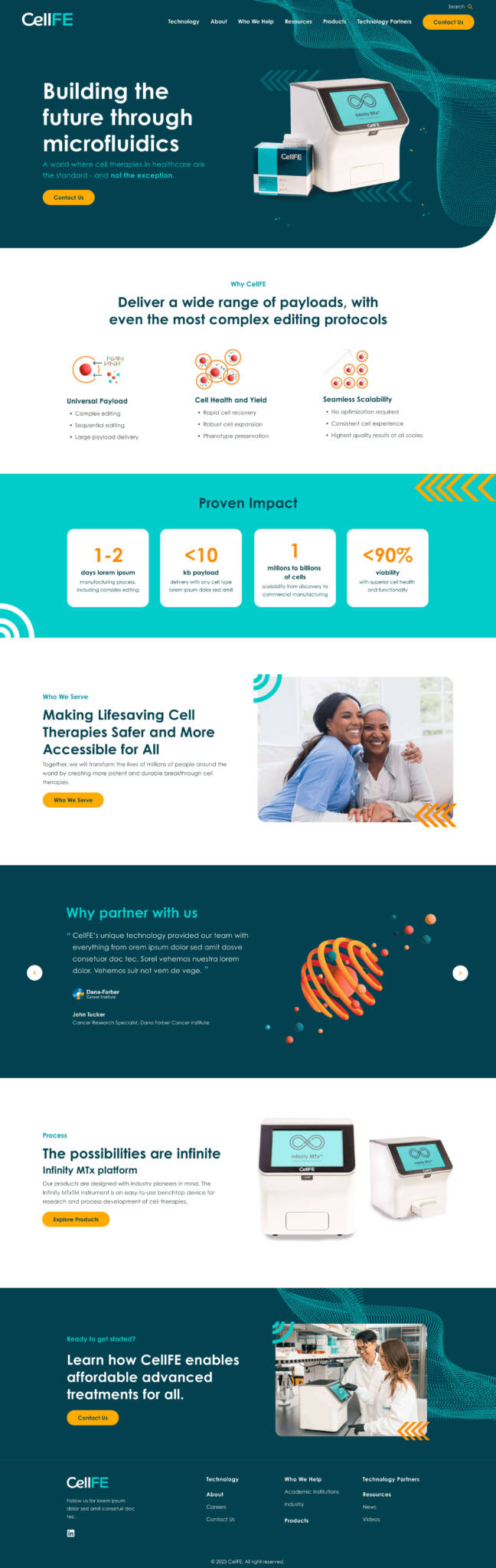 CellFE | Website | Vital Design