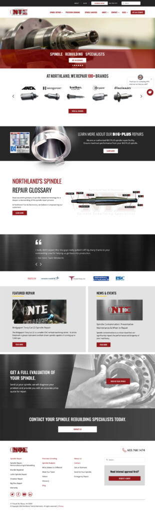 Northland Tool | Website | Vital Design